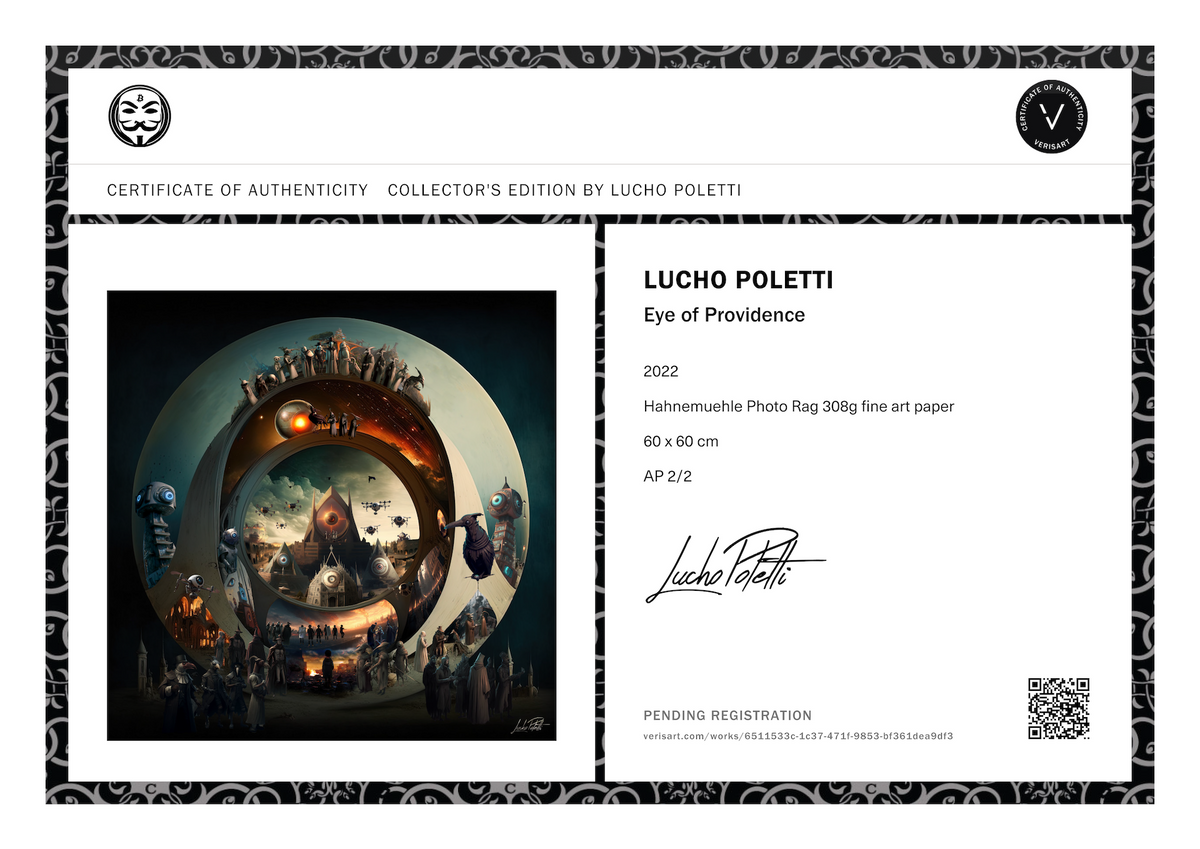 Eye Of Providence "Artist Proof" – Lucho Poletti Art