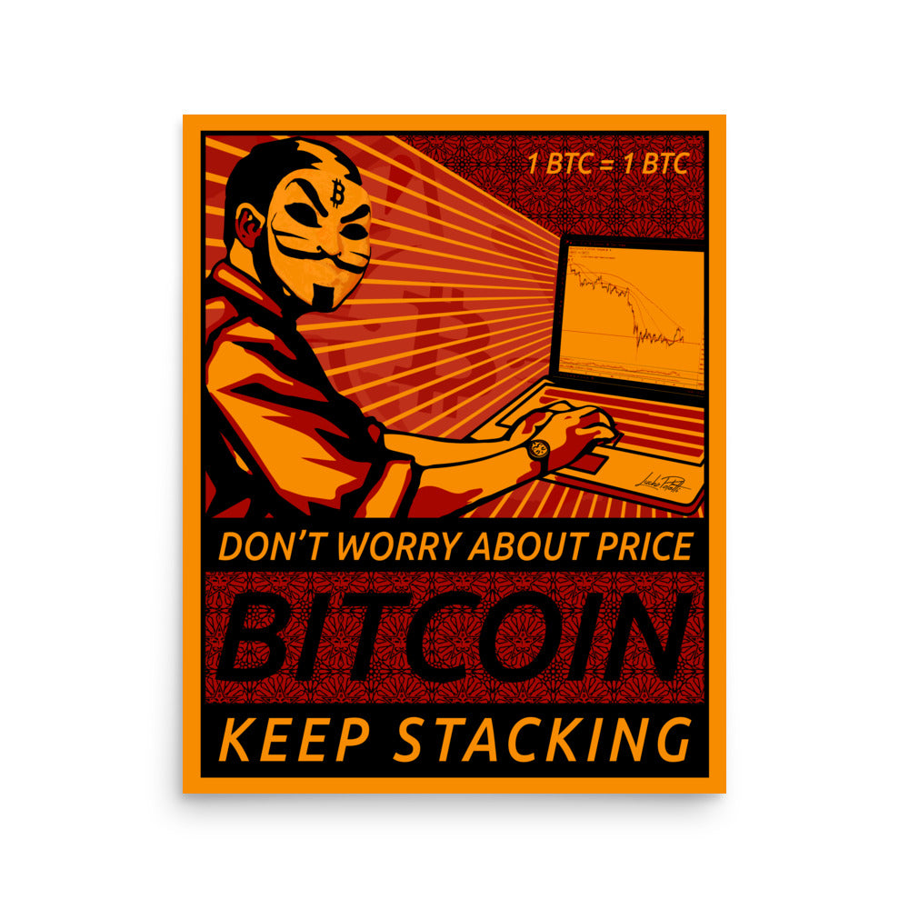 Keep Stacking Poster – Lucho Poletti Art